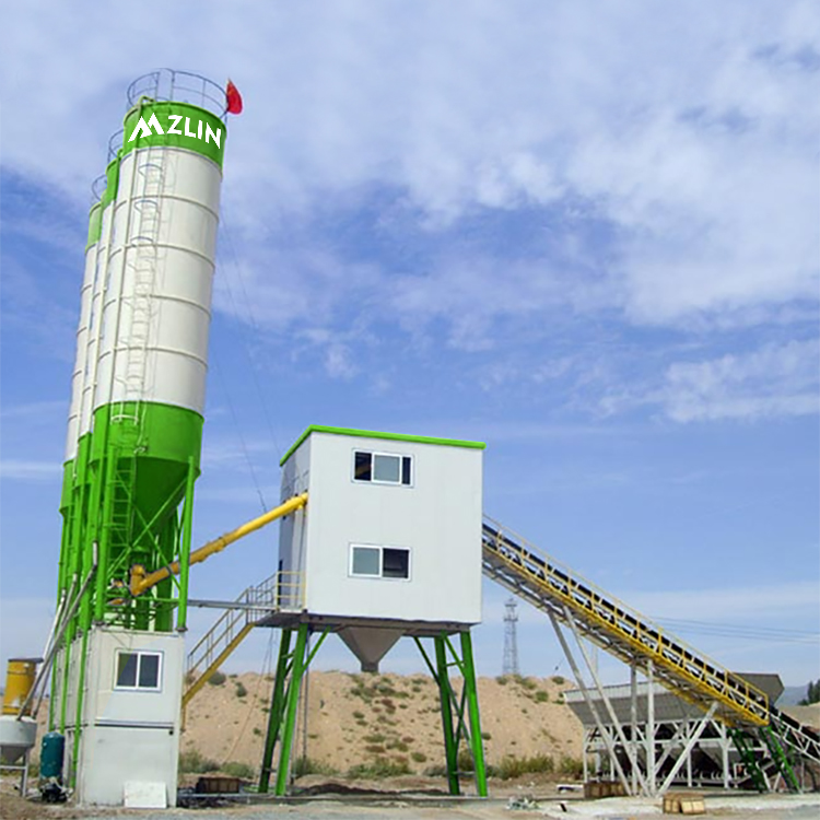 HZS120 Mixing Concrete Batching Plant - Henan Zlin Heavy Industry Co., LTD