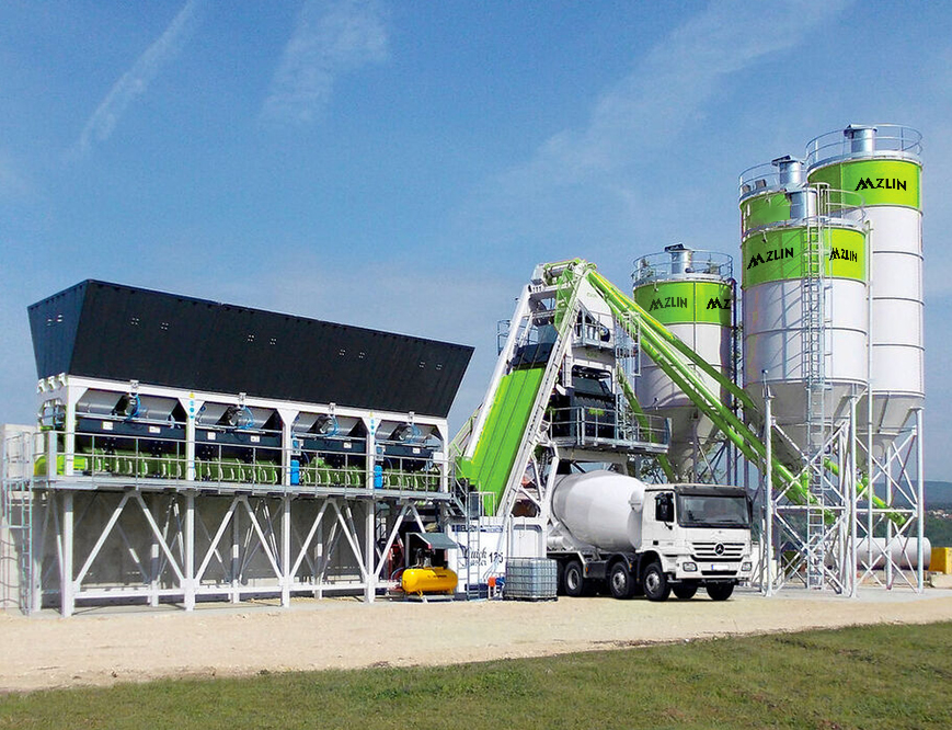 Stationary Concrete Batching Plant for Sale - Henan Zlin Heavy Industry Co., LTD