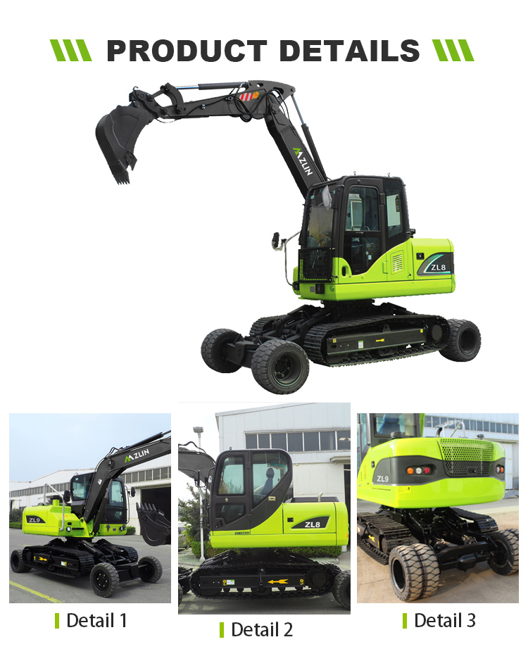 Wheeled Crawler Excavators - Henan Zlin Heavy Industry Co., LTD