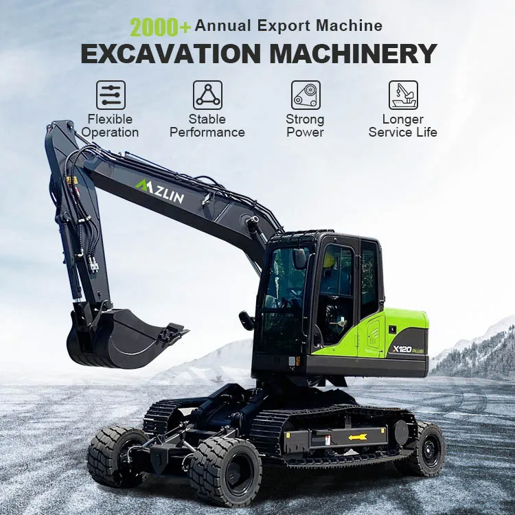 Wheeled Crawler Excavators - Henan Zlin Heavy Industry Co., LTD